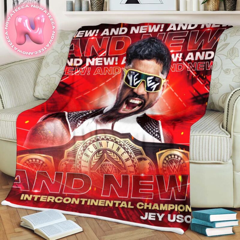 Jay Uso Has Been Winner The Intercontinental Champion WWE 2024 And New Blanket Nowateeca